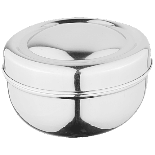 Buy Omega Stainless Steel Dabba Set With Lid - Aster, Durable, High ...
