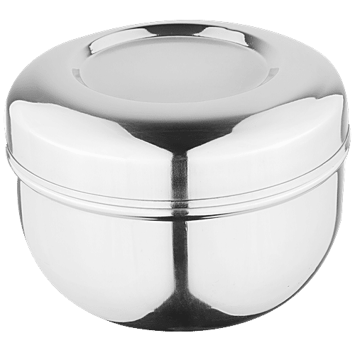 Buy Omega Stainless Steel Dabba Set With Lid - Apple, Durable, High ...
