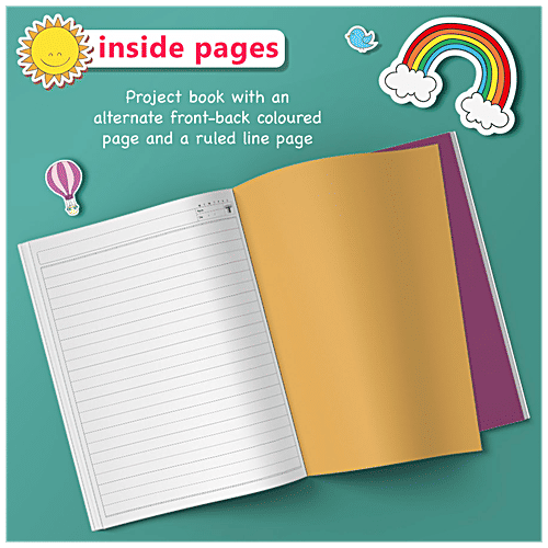 Buy Target Publications Project Book - For Kids, A4 Size, One Sided ...