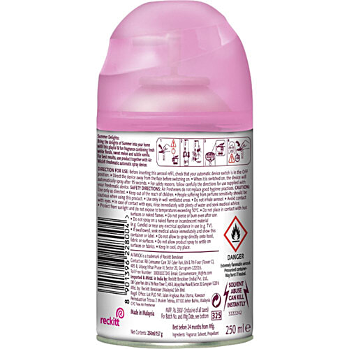 Buy Airwick Automatic Spray Refills - Room Freshener, Aromatic, Summer ...