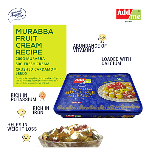 Buy Add Me Glazed Premium Mixed Fruit Murabba - Healthy Online at Best ...