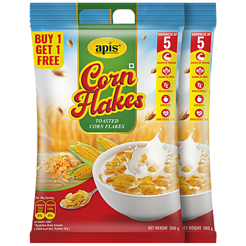 Buy Apis Toasted Cornflakes - Rich In Protein & Iron, Cholesterol Free ...