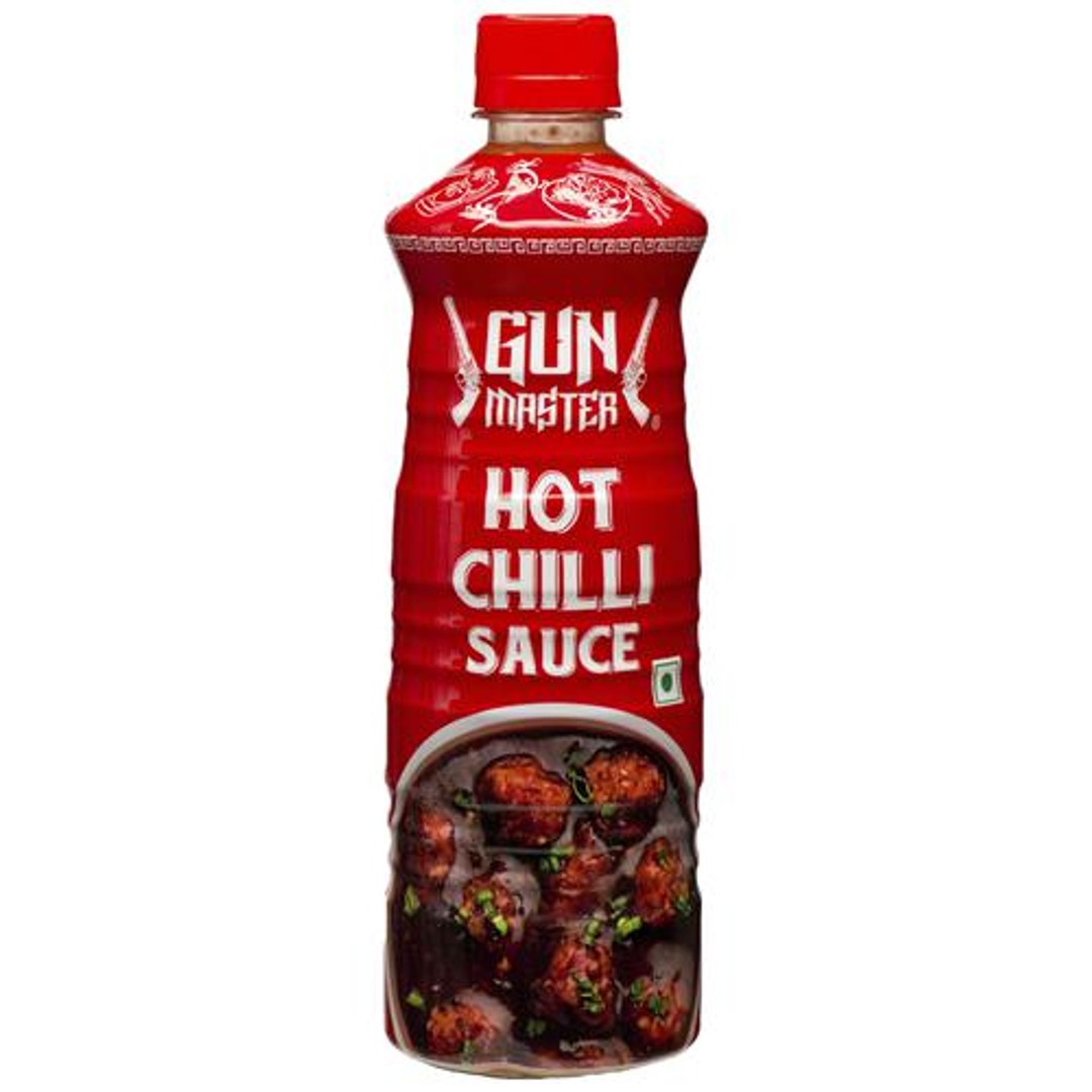 Buy Gun Master Hot Chilli Sauce - Spicy, Fresh, Tangy Condiment, For ...