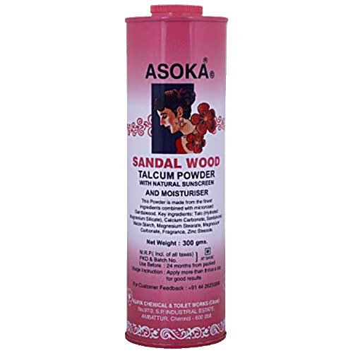 Buy Asoka-c Sandalwood Talcum Powder - Pink Online at Best Price of Rs ...