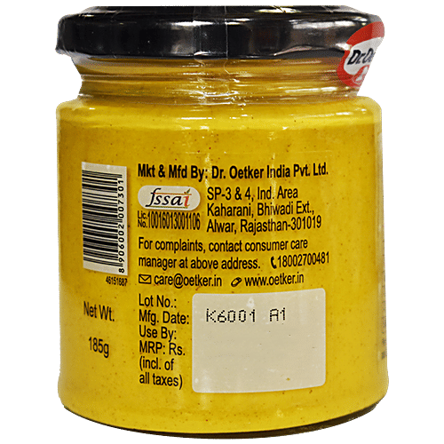 Buy DR.OETKER American Mustard - Pungent, Rich, Creamy Flavour Online ...