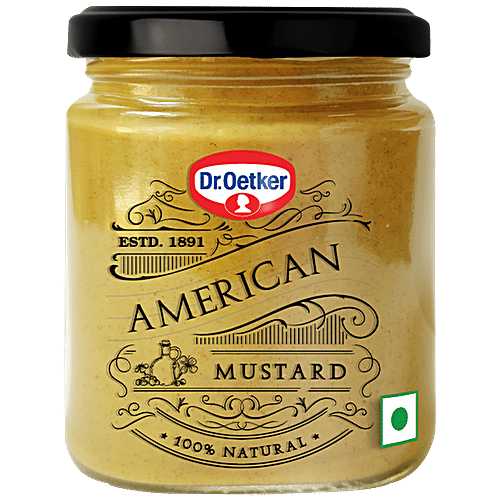 Buy DR.OETKER American Mustard - Pungent, Rich, Creamy Flavour Online ...