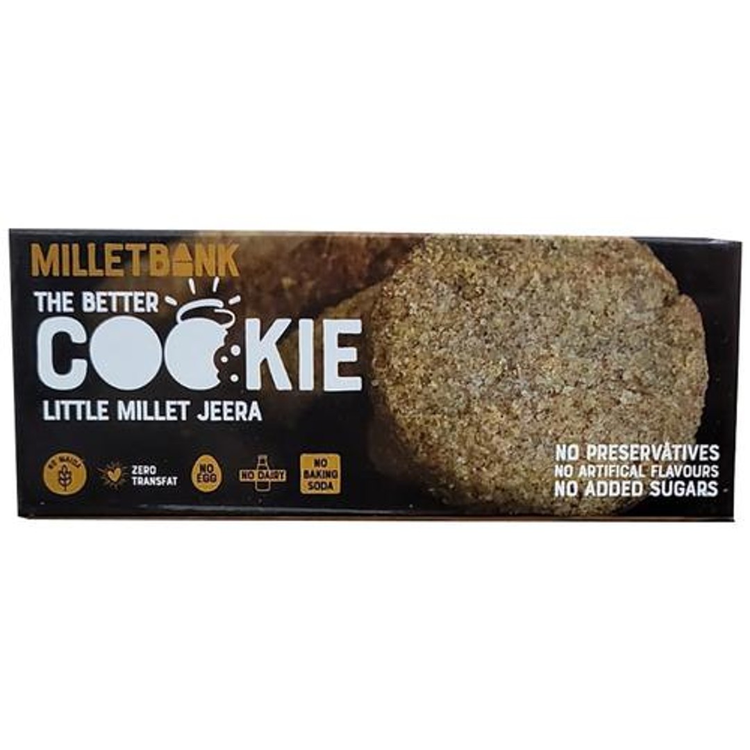 Buy Millet Bank Little Millet Jeera Cookies - Rich In Calcium & Iron ...