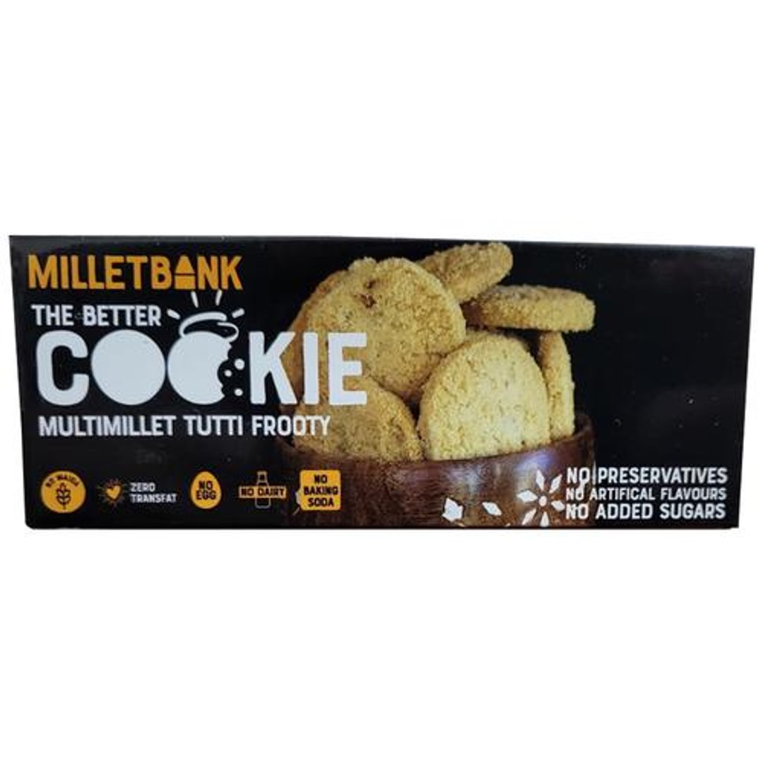 Buy Millet Bank Multi Millet Tutti-Frooty Cookies - Rich In Calcium ...