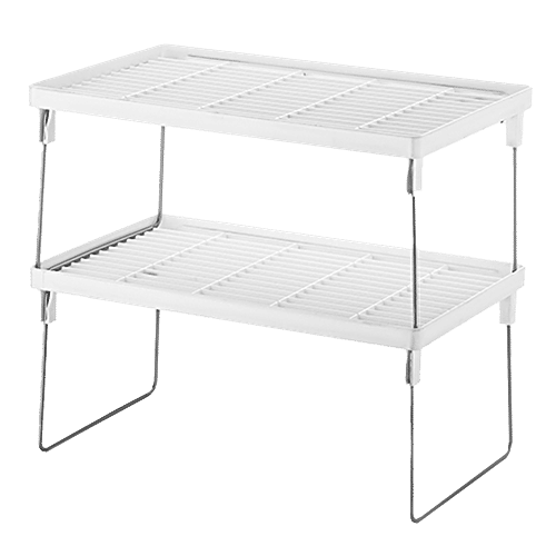 Buy Floraware Plastic Multipurpose Folding Rack/Shelf - For Storage ...