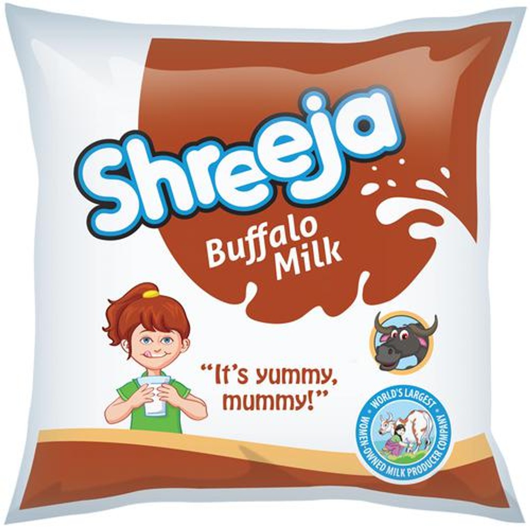 Buy Shreeja Buffalo Milk - Rich In Vitamins, Minerals & Calcium, Boosts ...