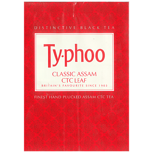 Buy Typhoo Classic Assam CTC Leaf Tea - Finest Hand Plucked, Refreshing ...