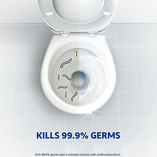 Buy Harpic Power Plus - Disinfectant Toilet Cleaner Liquid, Rose, 10x ...