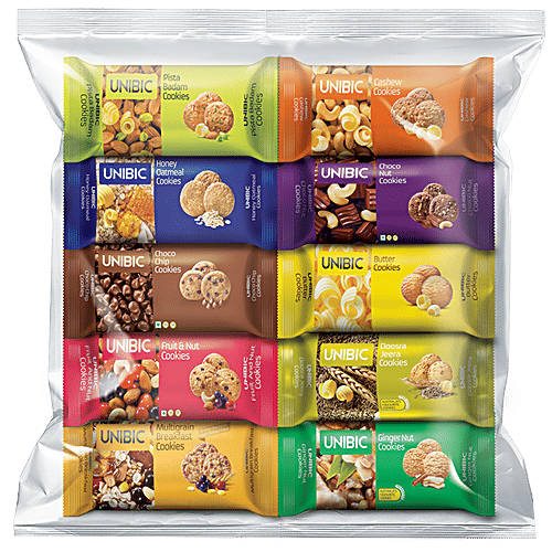 Buy UNIBIC Cookies - Assorted Flavours, Tasty Teatime Snack Online at ...