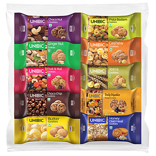 Buy UNIBIC Cookies - Assorted Flavours Online at Best Price of Rs 195 ...