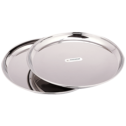 Buy Coconut Stainless Steel Beeding Plate - Premium, Durable, Rustproof ...