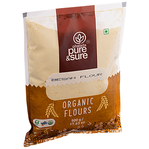 Buy Pure & Sure Organic Besan Flour - Gluten Free, Fibre Rich Online at ...