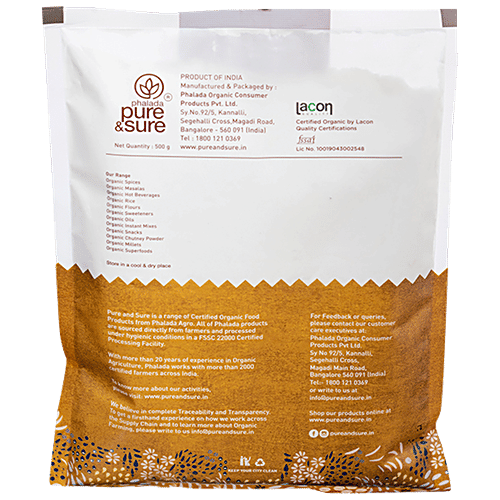 Buy Pure & Sure Organic Rice Flour - Rich In Fibre Online at Best Price ...