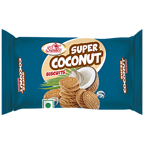 Buy Sunder Super Coconut Biscuit - Crispy Online at Best Price of Rs ...