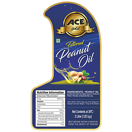 Buy Ace Gold Filtered Peanut Oil - Loaded With Vitamins & Minerals, No ...