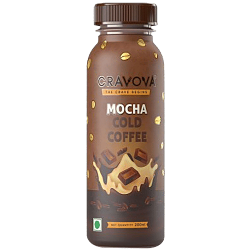 Buy Cravova Cold Coffee - Mocha, Rich Aroma, Satisfy Your Caffeine ...