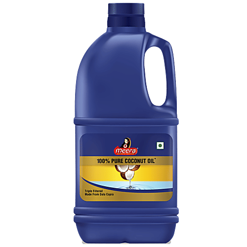 Buy Meera Pure Coconut Oil - Made From Dala Copra, Triple Filtered ...