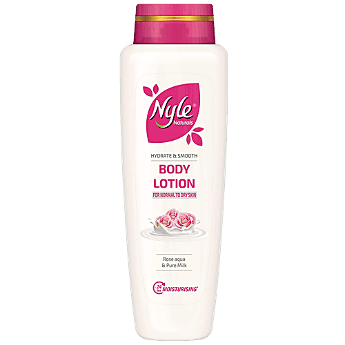 Buy Nyle Naturals Hydrate & Smooth Body Lotion - With Rose Aqua & Pure ...