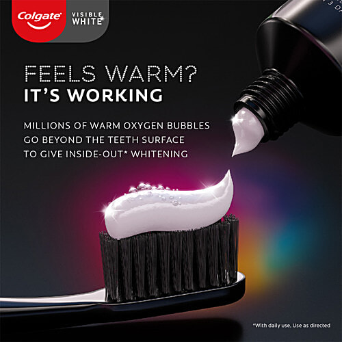 Buy Colgate Visible White O2, Teeth Whitening Toothpaste, Aromatic Mint ...