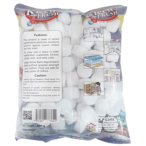 Buy Kleen Fresh Naphthalene Ball - Anti Insects, Moths, Pests Online at ...