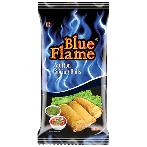 Buy Blue Flame Mutton Spring Roll - Ready To Fry, Crunchy Light Snack ...