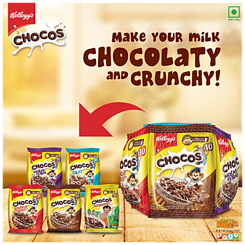 Buy Kelloggs Chocos - Variety Pack, With Protein & Fibre Online at Best ...