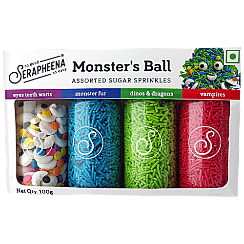 Buy Serapheena Monster's Ball Sugar Sprinkles - Assorted Colours ...