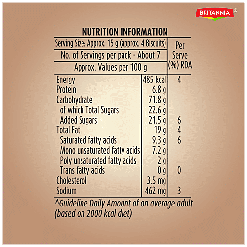 Buy Britannia BisCafe - Super Thin Coffee Crackers, Sugar Sprinkled ...