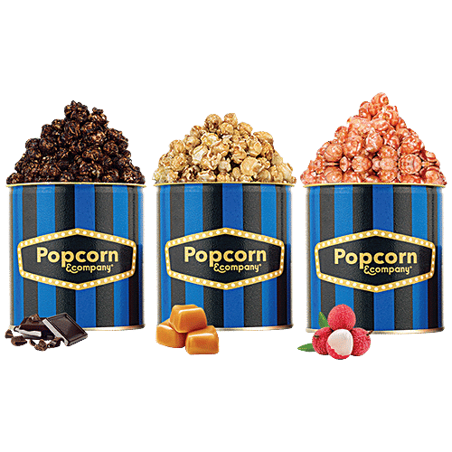 Buy Popcorn & Co. Combo Pack - Caramel Krisp, Choco Caramel & Crunchy ...
