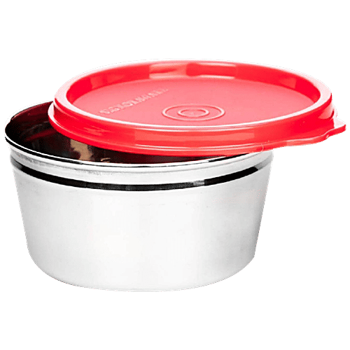 Buy Signoraware Tiny Wonder Steel Box - Airtight, Red Online at Best ...