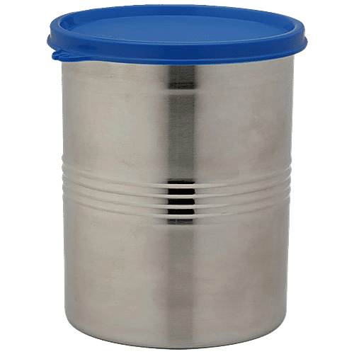 Buy Signoraware Modular Steel Container - High Quality, Round, Blue ...