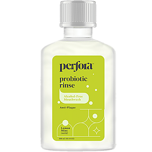 Buy Perfora Probiotic Rinse Alcohol-Free Mouthwash - Lemon Mint, Anti ...