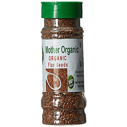 Buy Mother Organic Mother Organic Flax Seeds Bottle Online at Best ...
