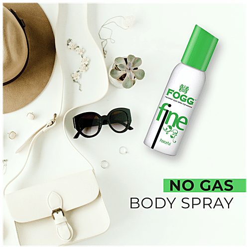 Buy Fogg Fine Fragrant Body Spray - Peaceful, No Gas, Everyday ...