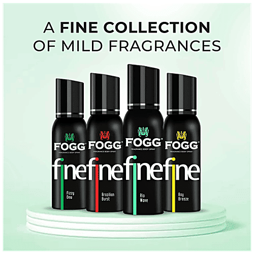 Buy Fogg Fine Fragrance Body Spray - Rio Wave, No Gas, Everyday ...