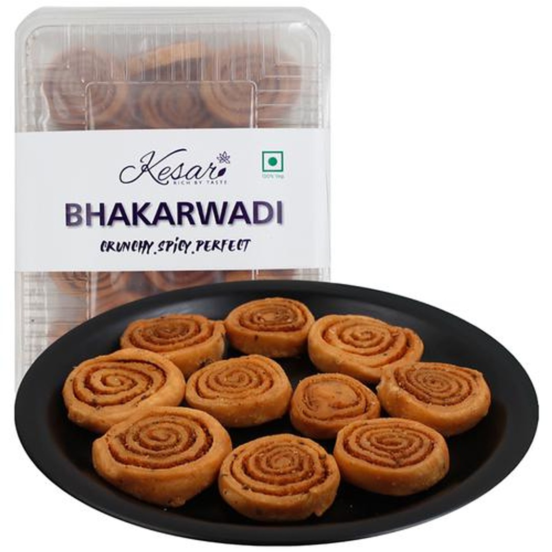Buy Kesar Bhakarwadi - Crunchy, Spicy, Perfect Snack Online at Best ...