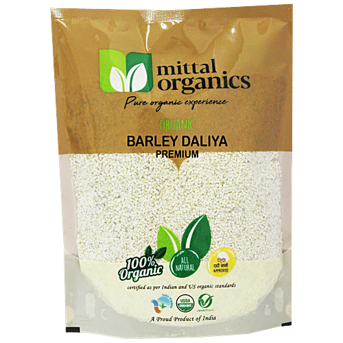 Buy Mittal Organics Barley Daliya Premium Online at Best Price of Rs 81 ...