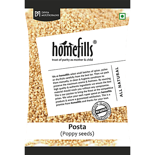 Buy Homefills Posta/Poppy Seeds - Adds Strong, Sweet & Spicy Flavour ...