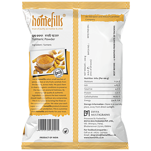 Buy Homefills Haldi/Turmeric Powder - Enhances Flavour Rich In Ant ...