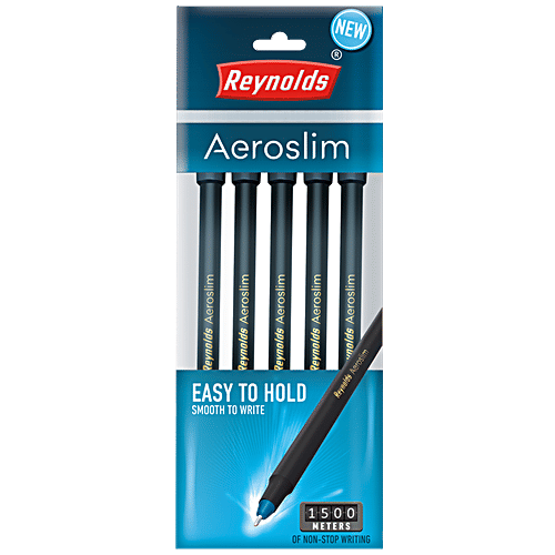 Buy Reynolds Aeroslim Ball Pen Set - Black Online at Best Price of Rs ...