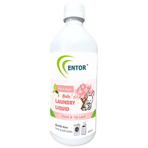 Buy Entor Baby Laundry Liquid - Front & Top Load, Plant-Based, Removes ...