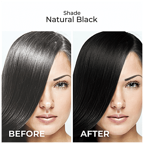 Buy Neha Herbals Color Creme - Natural Black, 100% Grey Coverage ...