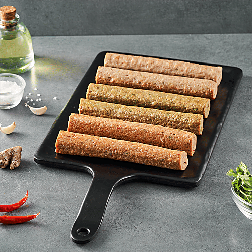 Buy fresho! Mixed Seekh Kabab Plater - Tandoori Hot, Nawabi & Pudina ...