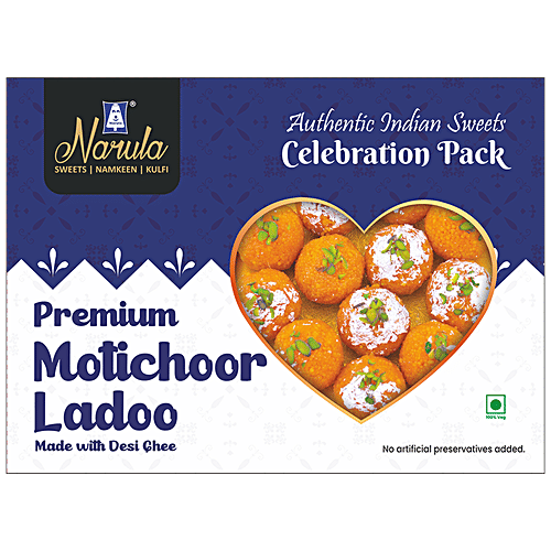 Buy NARULA SWEETS Premium Motichoor Laddu Online at Best Price of Rs ...