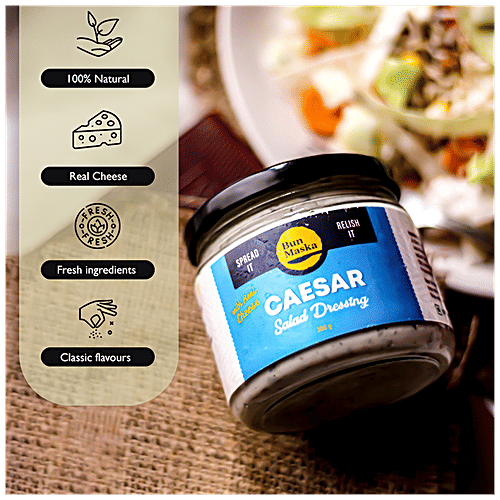 Buy Bun Maska Caesar Salad Dressing With Real Cheese - Flavourful ...