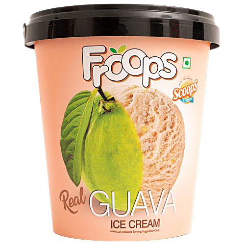 Buy Froops Real Guava Ice Cream - Rich, Creamy & Fresh, Frozen Dessert ...